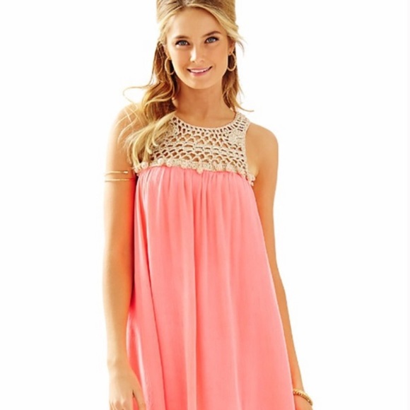 Lilly Pulitzer | Dresses | Lilly Pulitzer Rachelle Pink Sun Ray Dress ...